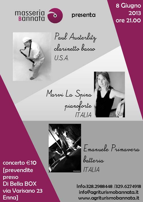 Tour europeo del clarinettista basso americano Paul Austerlitz a ...
