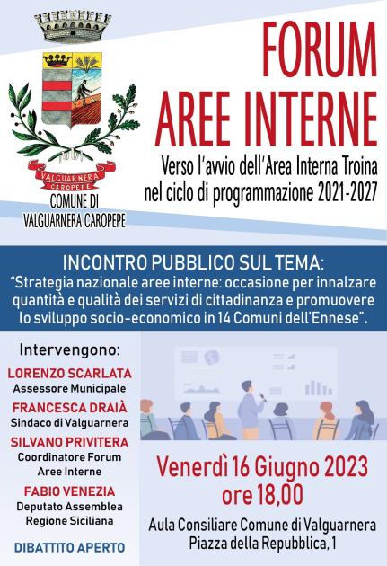 Il dibattito sulle Aree Interne, se ne discute a Valguarnera - vivienna.it