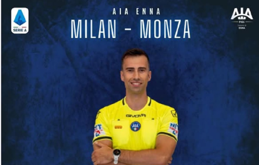 Esordio al Meazza per Rutella, è il primo arbitro ennese in A - vivienna.it