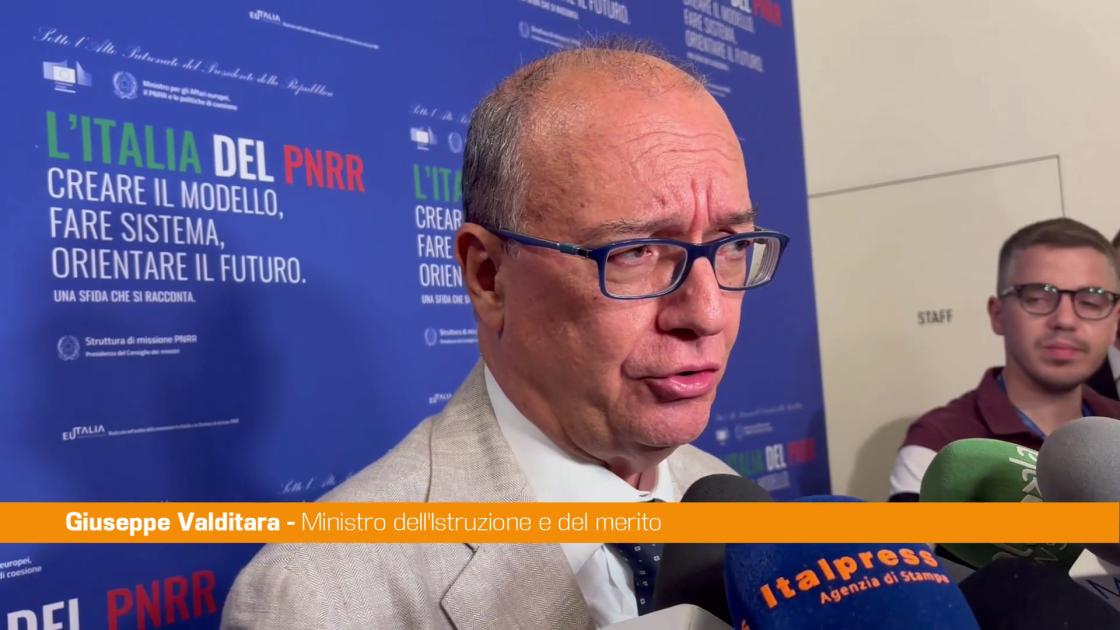 Valditara "Per la prima volta la dispersione scolastica è sotto la ...