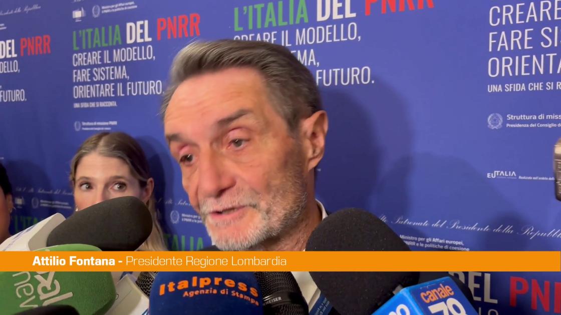 Pnrr, Fontana "È stata riconosciuta la capacità di spesa della ...